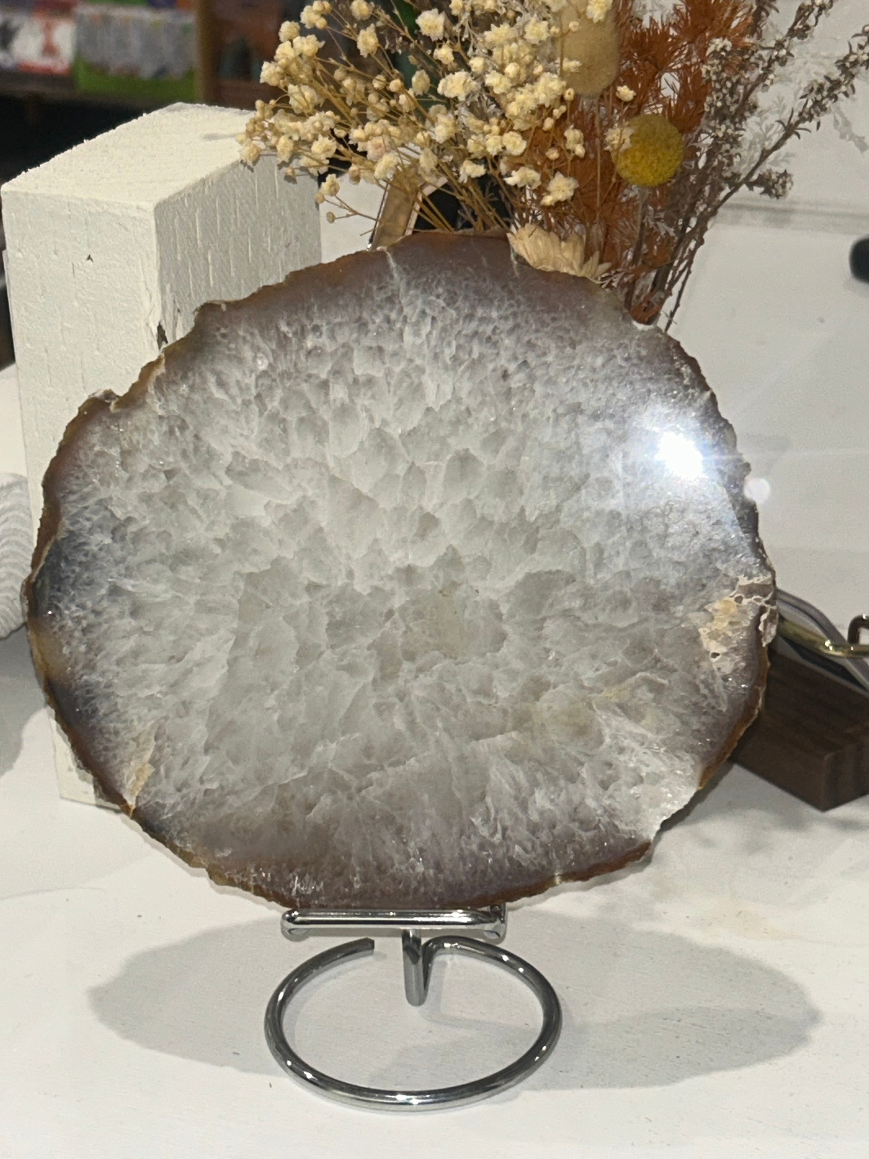 Agate Slab Plate 16cm | Amanda Bourke Psychic Medium