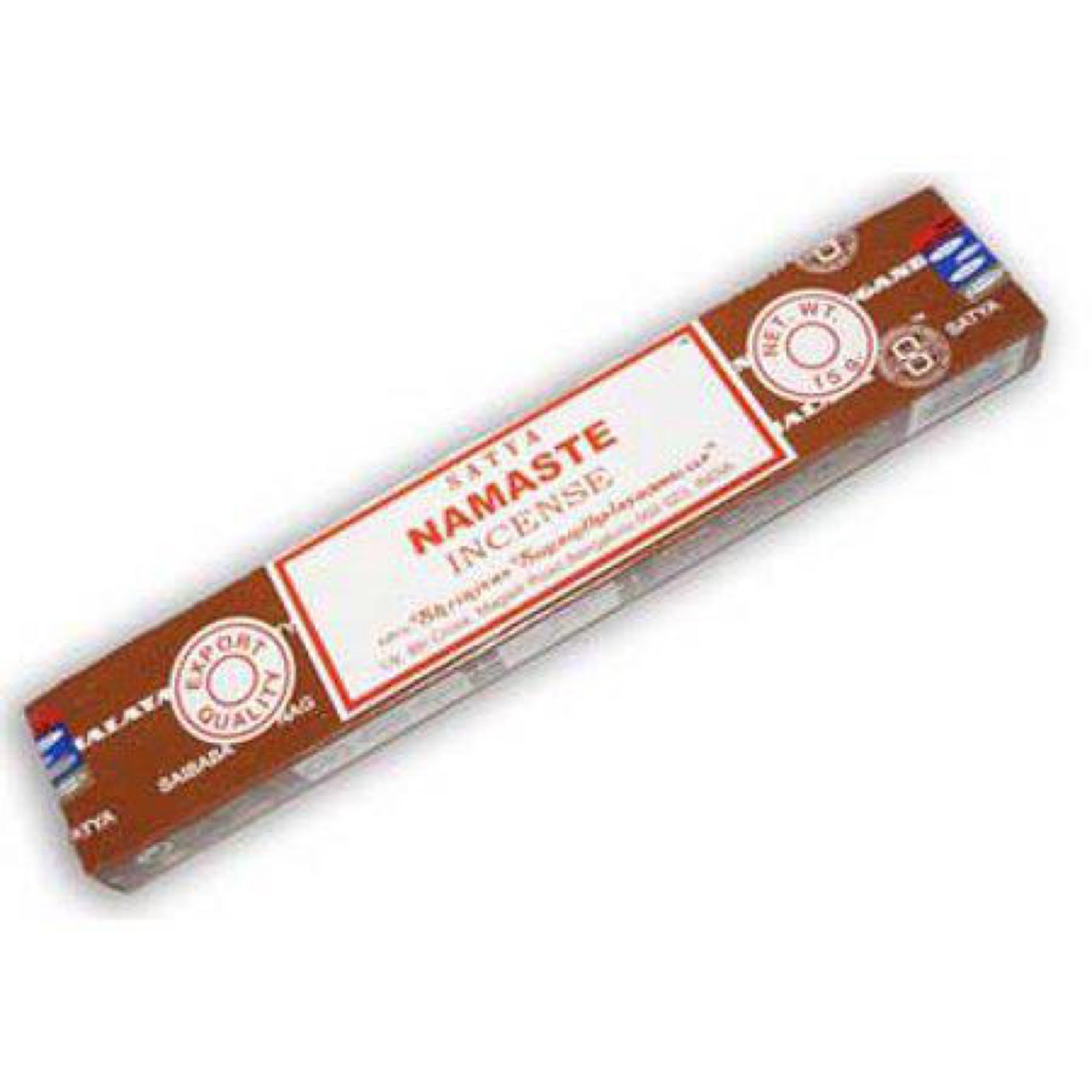 Namaste Stick Incense, 15 Gram (12 to 15 Stick) Box, Satya Nag Champa ...
